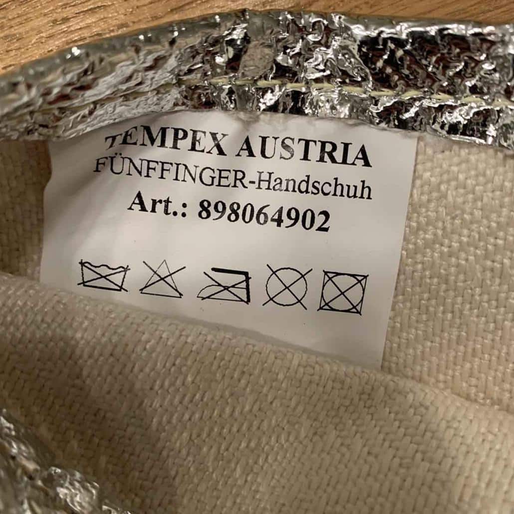 Tempex fire protection gloves - Aviation Gadgets