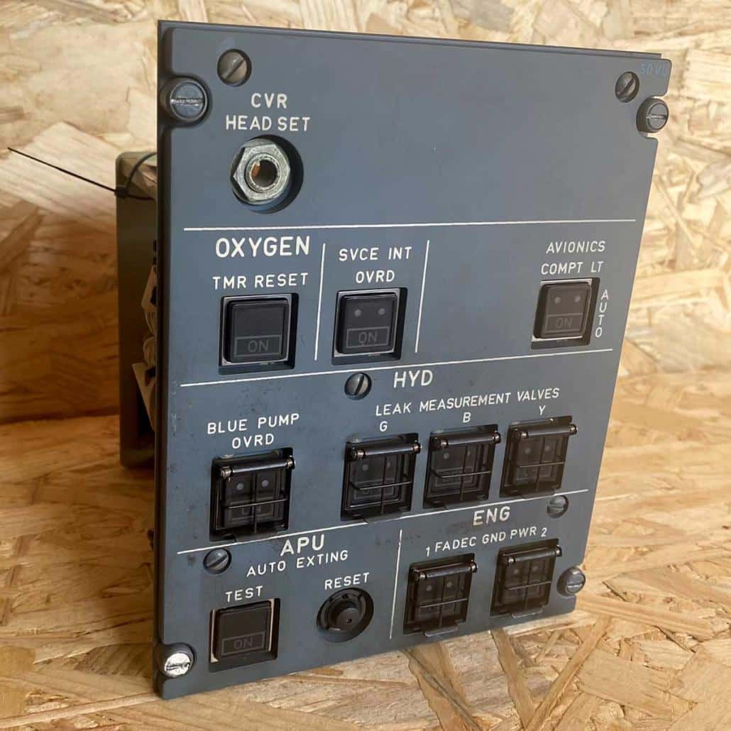 Airbus A320 maintenance panel 50VU - Aviation Gadgets