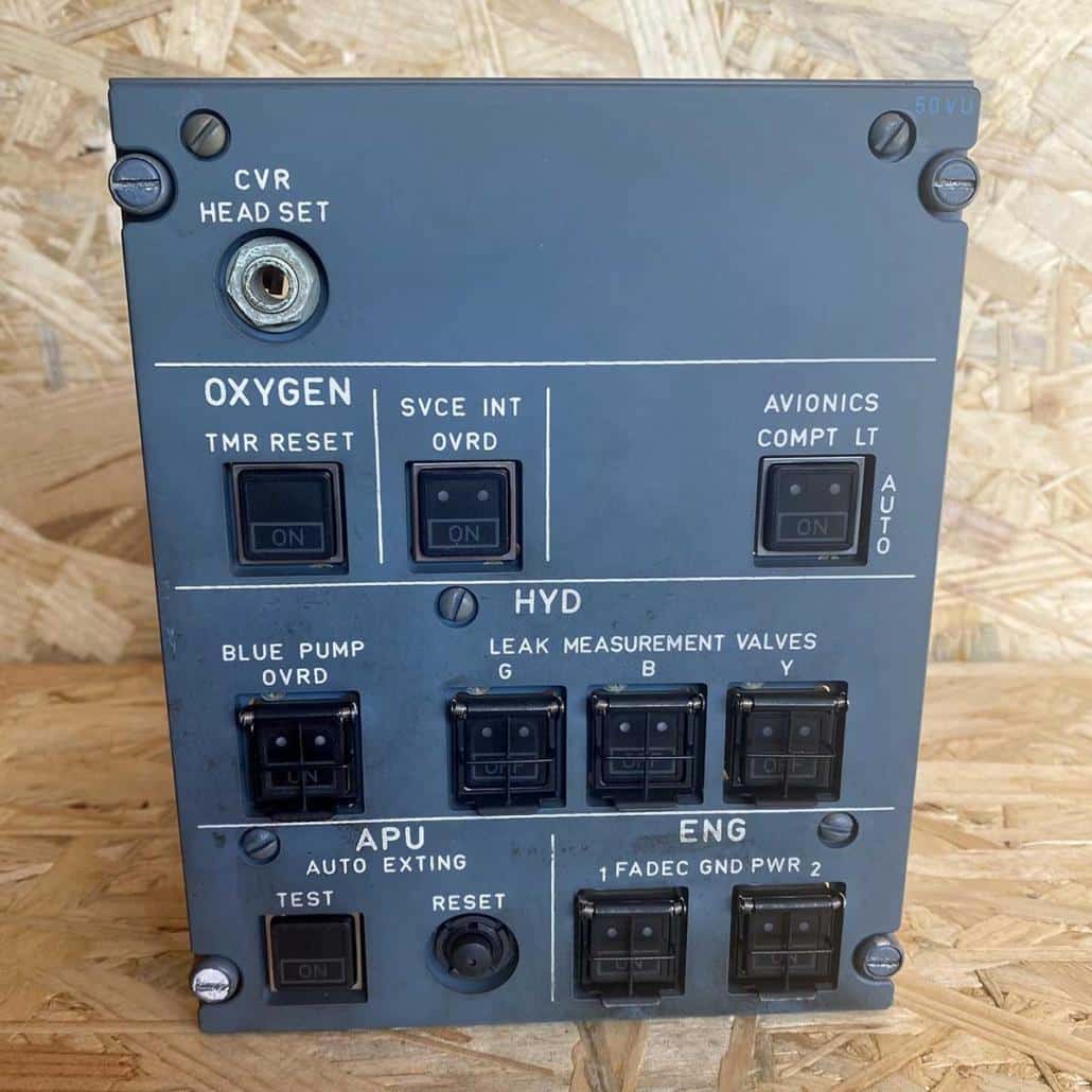 Airbus A320 maintenance panel 50VU - Aviation Gadgets