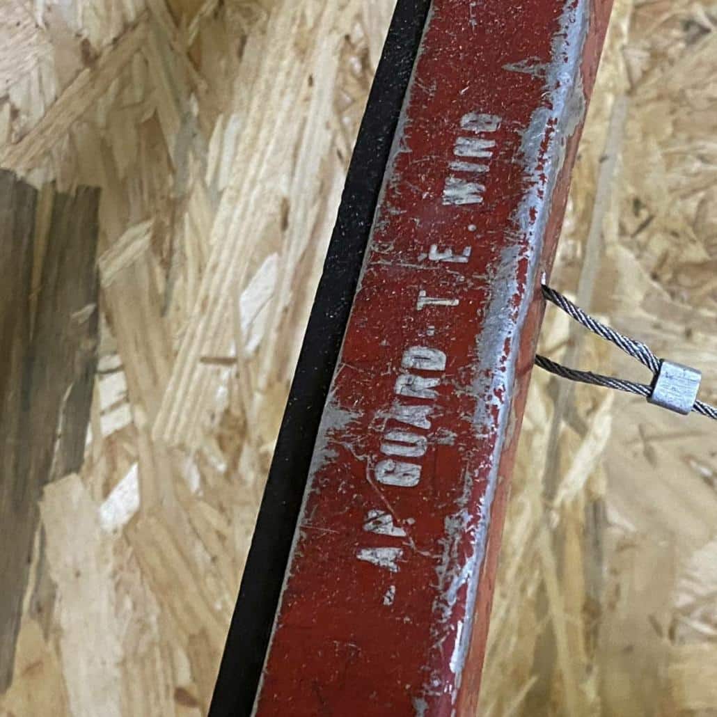 Royal Netherlands Air Force Lockheed F-104G Starfighter wing guard rear ...