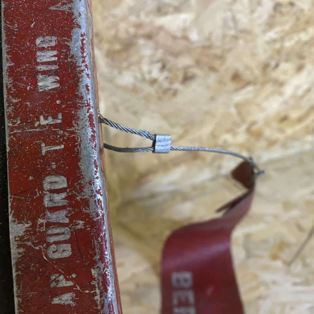 Royal Netherlands Air Force Lockheed F-104G Starfighter wing guard rear ...