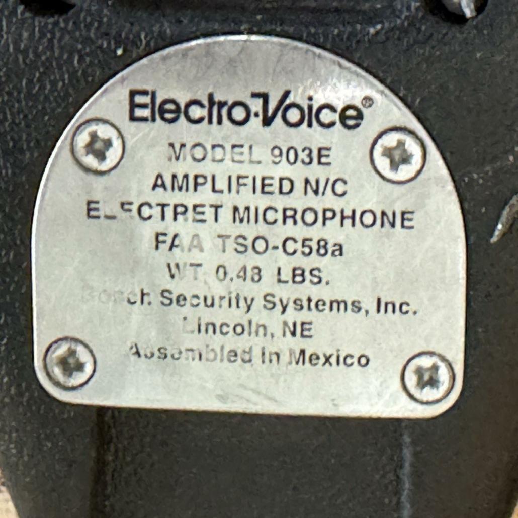 Electro-Voice 903E secondhand handheld cockpit microphone - Aviation ...