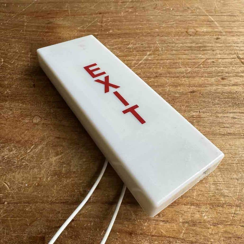 British Airways Boeing 747 exit marking sign - Aviation Gadgets