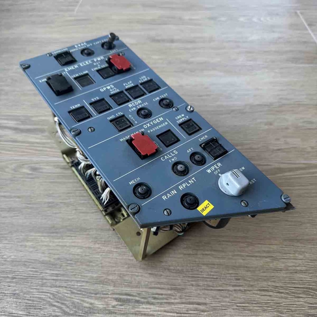 Airbus A320 overhead control & indication panel 21VU - Aviation Gadgets