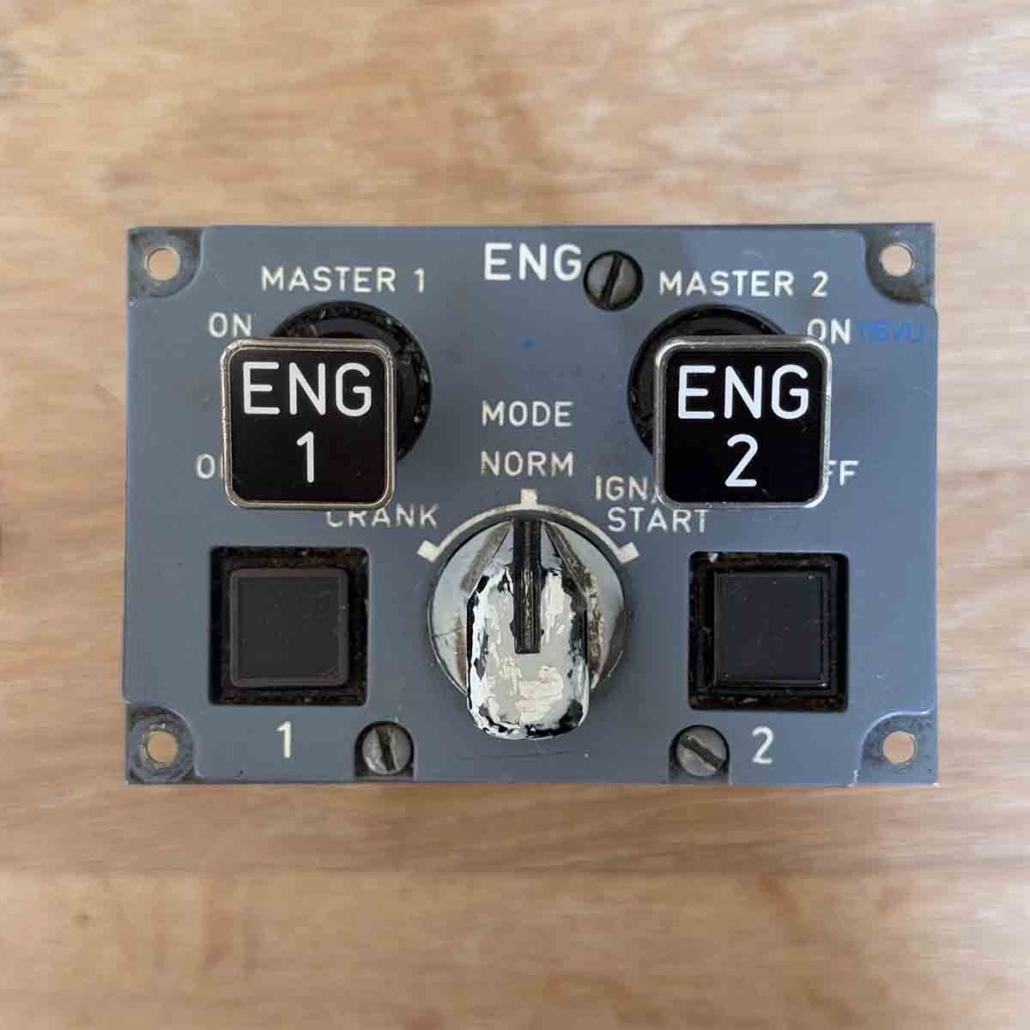 Airbus A320 engine master control panel 115VU - Aviation Gadgets